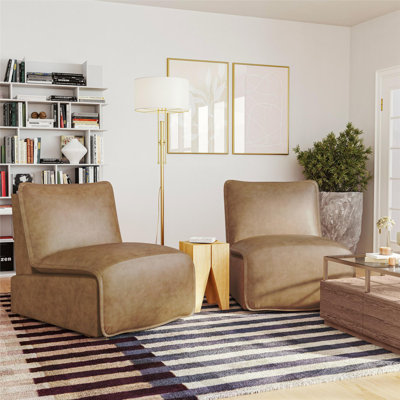 Wade Logan® Arnay Vegan Leather Power Recliner & Reviews | Wayfair