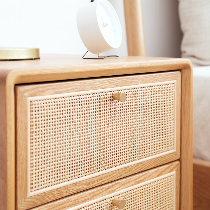 Bay Isle Home Amella Solid Wood Nightstand | Wayfair