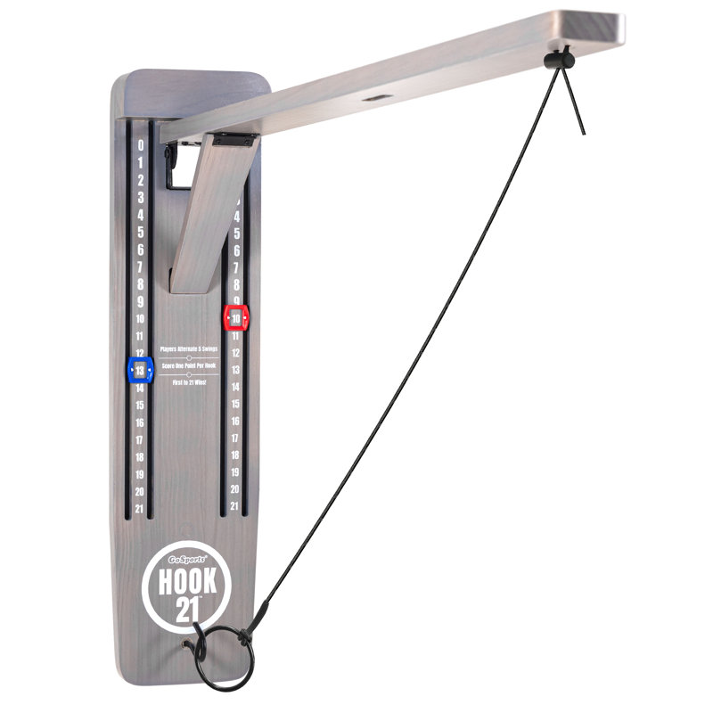 GoSports Hook21 Ring Swing Game - Indoor or Outdoor Ring Toss Game with ...