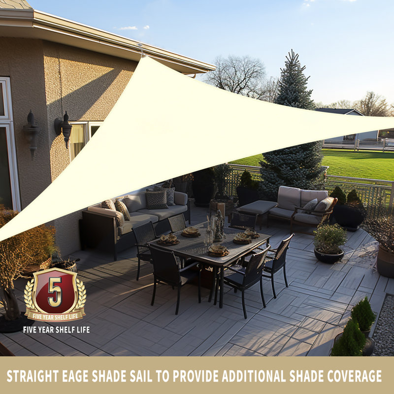 Cisvio 11' 10" x 15' 9" Triangle Shade Sail | Wayfair