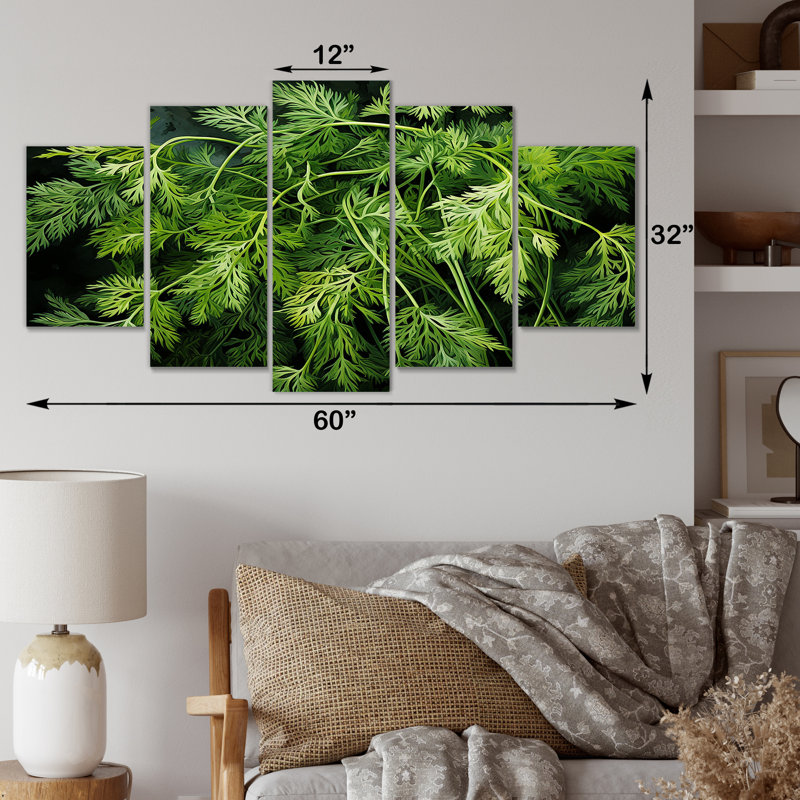 Latitude Run® Herbs Pottery Delights II - Herbs Multipanel Wall Art ...