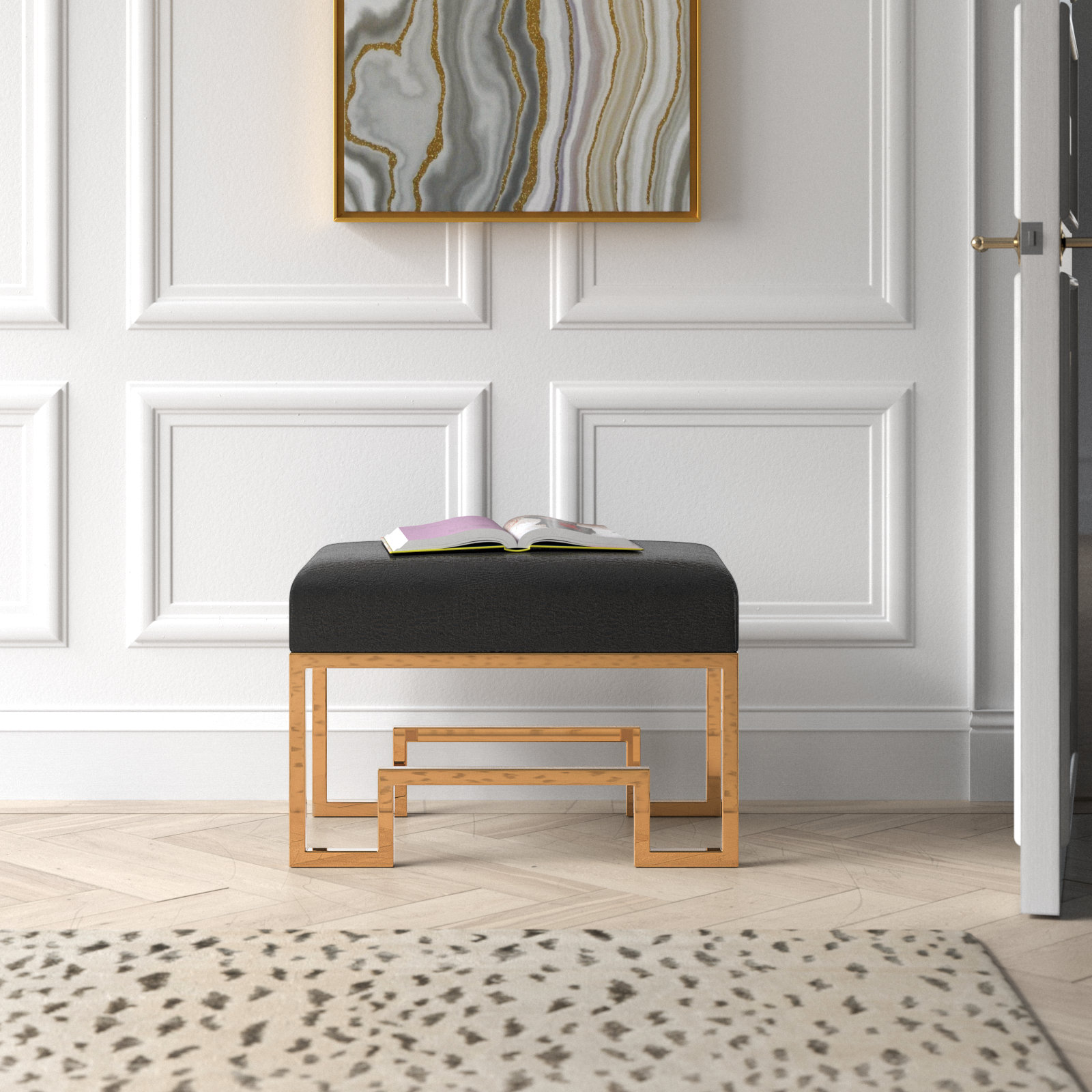 Willa Arlo™ Interiors Nimmons 26” Upholstered Stool & Reviews - Wayfair ...