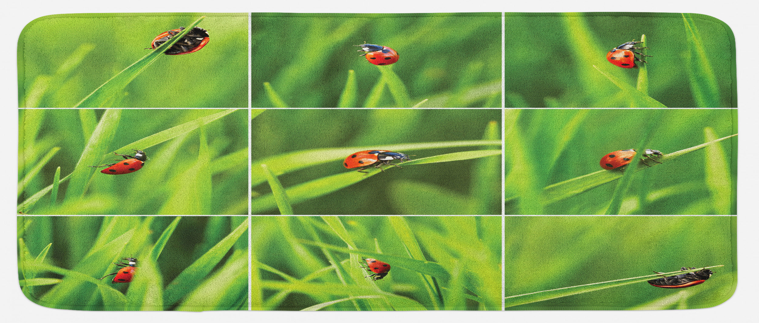 East Urban Home Ladybug Kitchen Mat | Wayfair