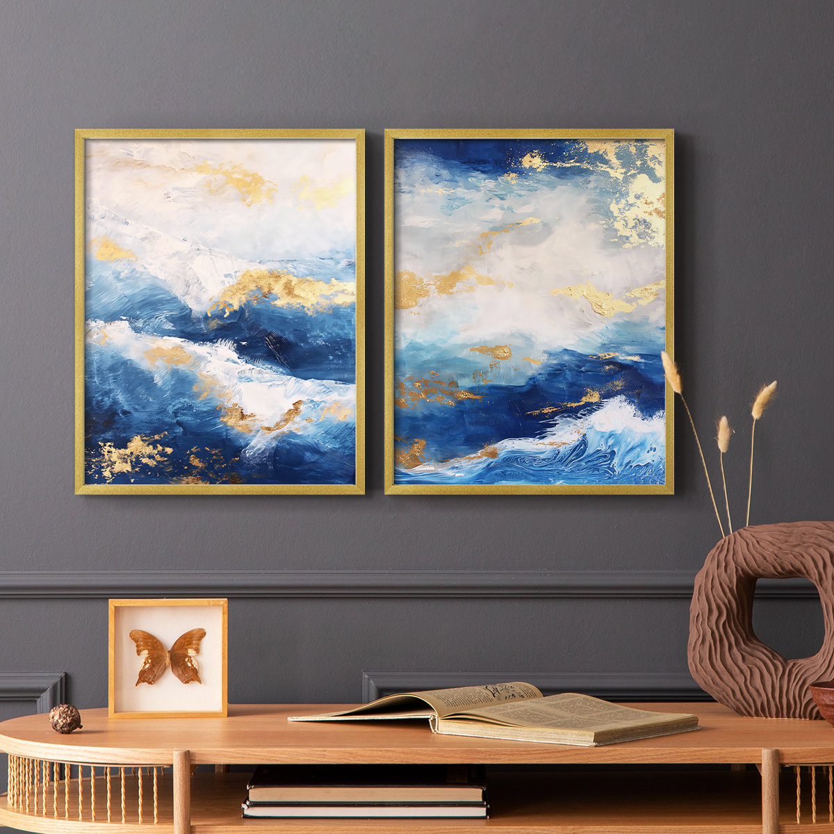 Lark Manor™ ABSTRACT Series CDXV-Premium Framed Print -Ready to Hang ...