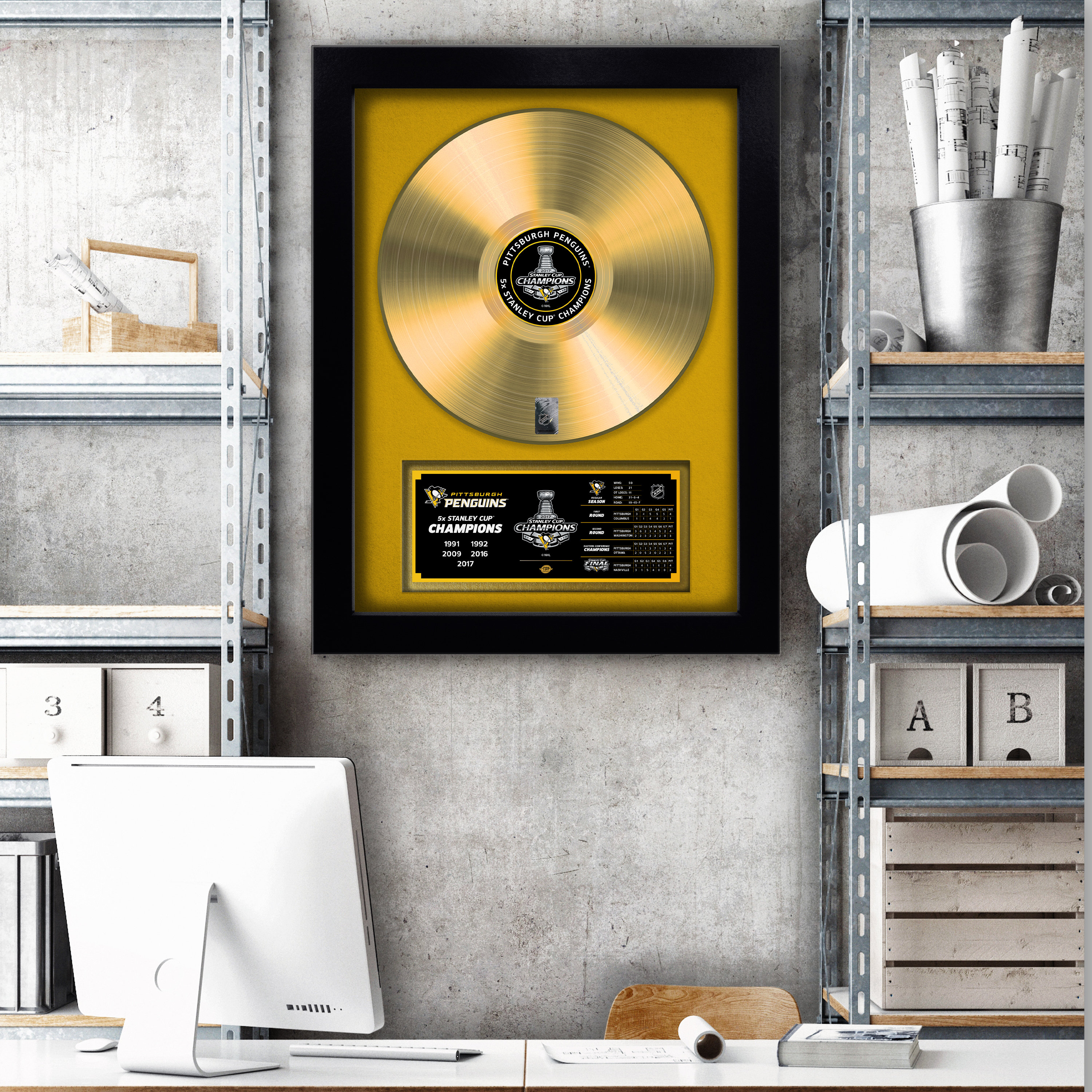 The Sports Vault Corp. Championship Record Wall Décor | Wayfair