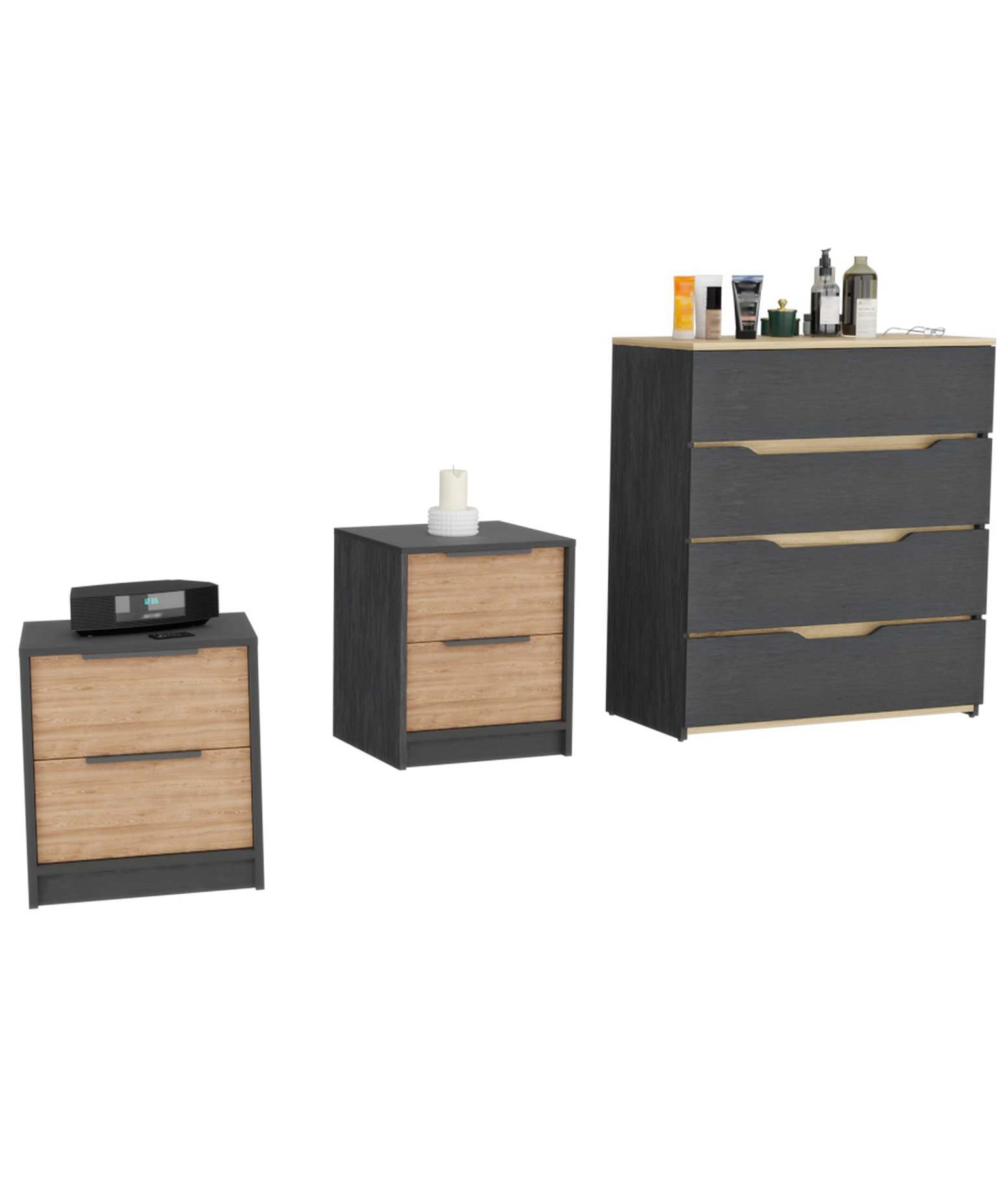 Millwood Pines Misti 3 Piece Bedroom Set | Wayfair