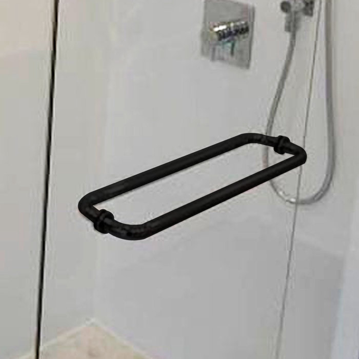 M&F Home solution 24" Tubular Back to Back Towel Bar | Wayfair