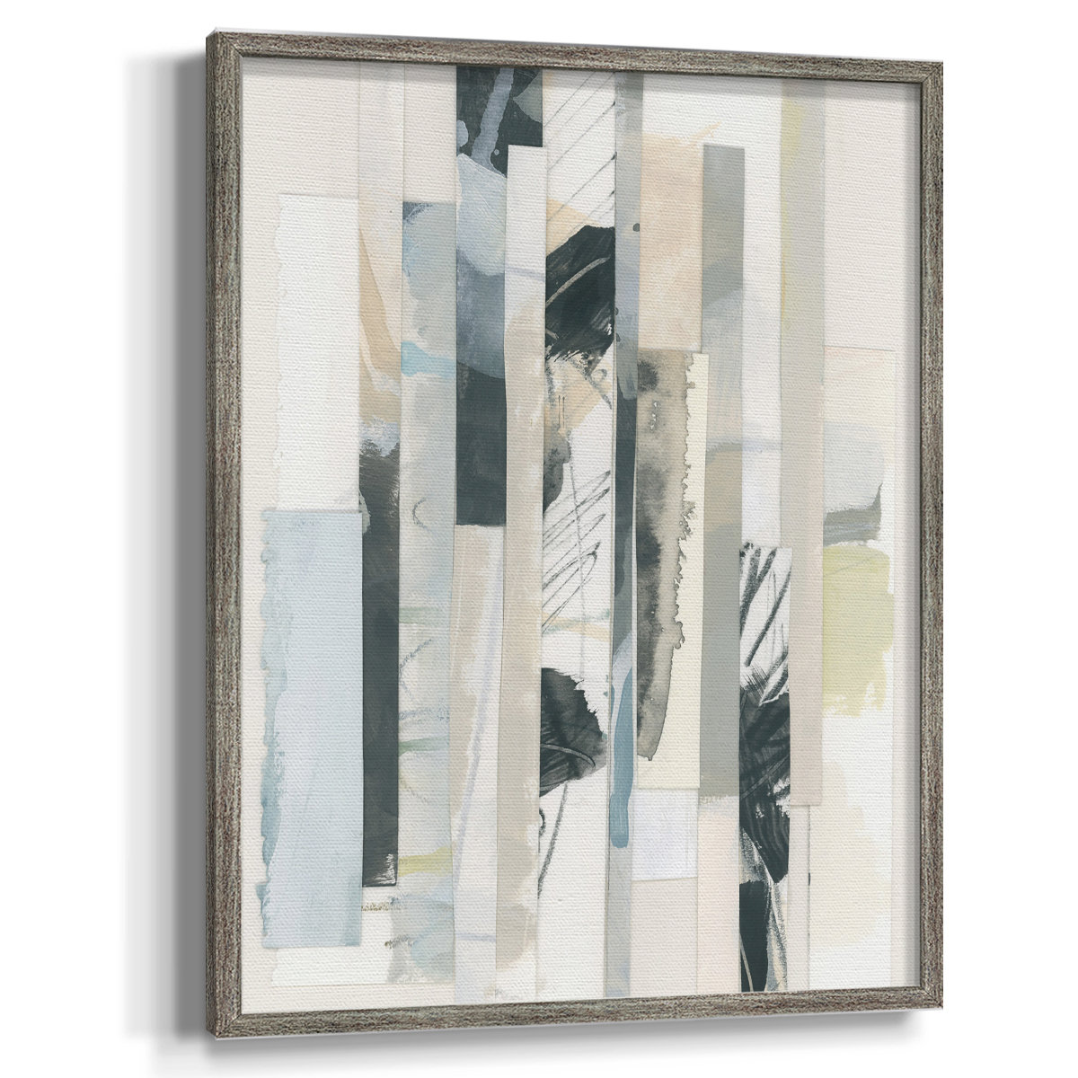 Brayden Studio® Paper Strata II Framed Print - Solid Wood | Wayfair
