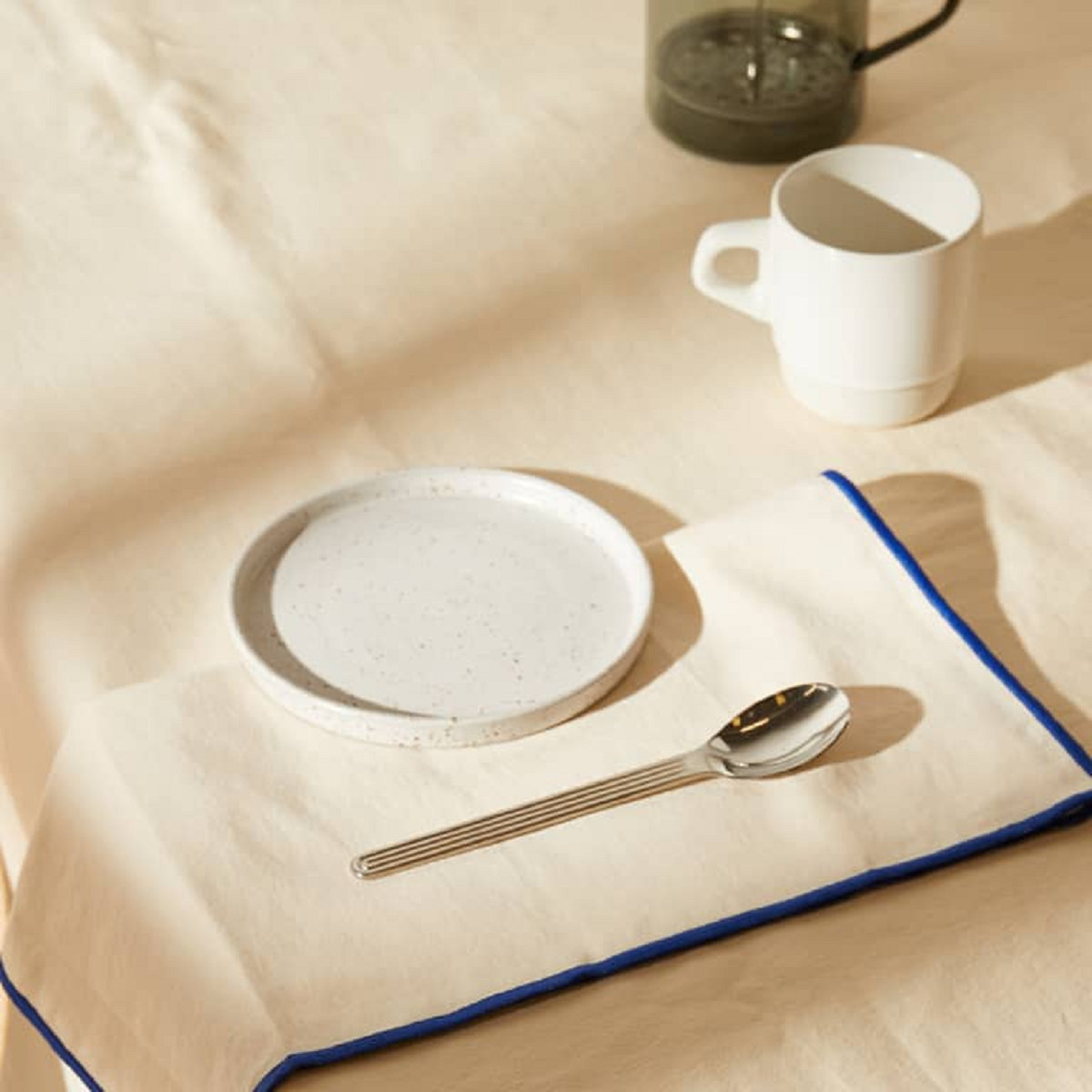 Hay Outline Napkins - Set Of 4, Cream | Wayfair
