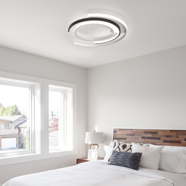 Ivy Bronx Pinard 19.7" Modern Round LED Acrylic Ceiling Light & Reviews ...