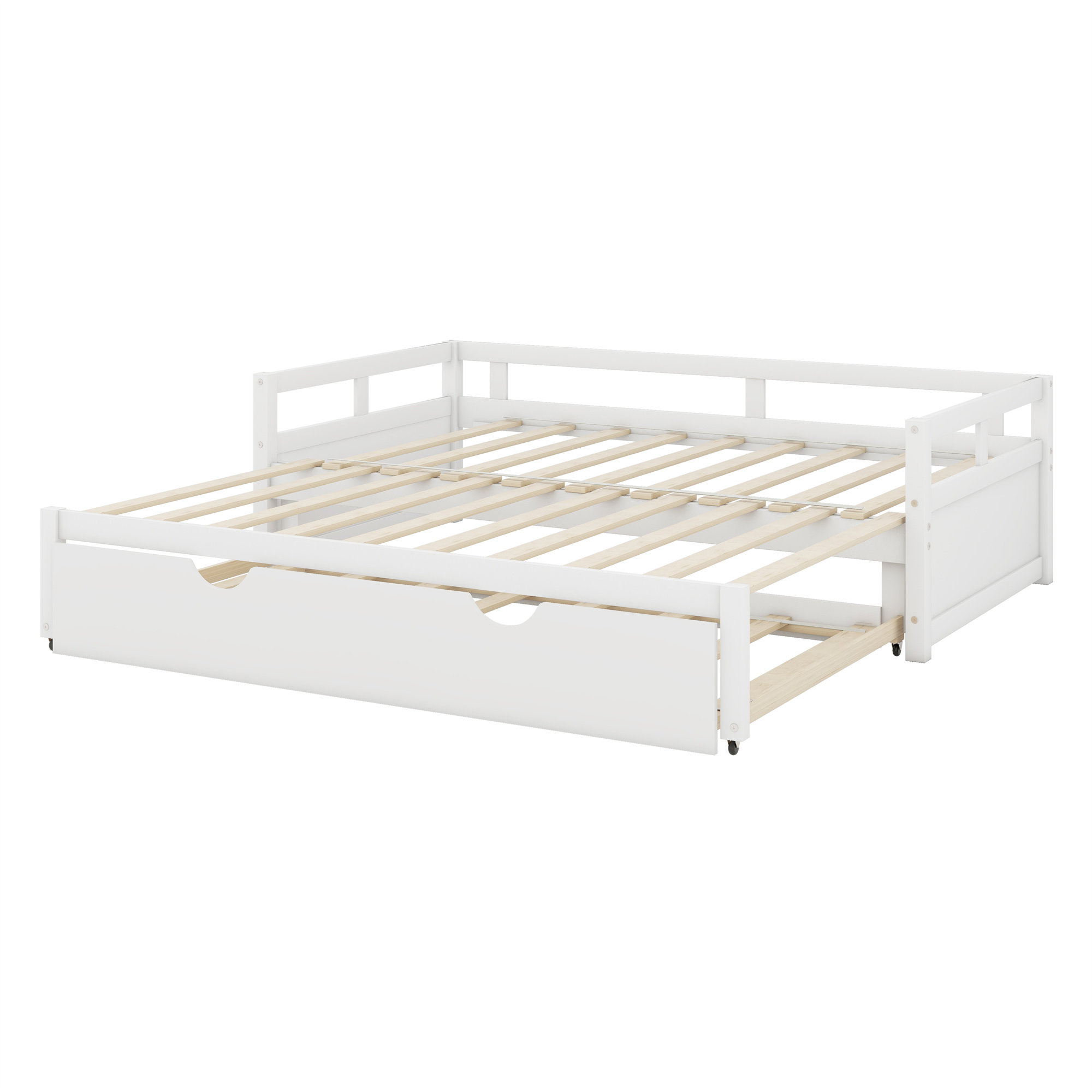Harriet Bee Extending Daybed With Trundle Bed - Wayfair Canada