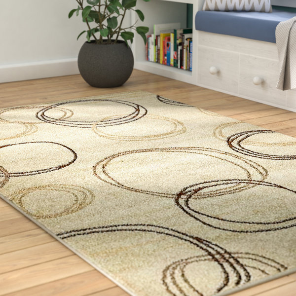 Latitude Run® Jachim Abstract Beige Area Rug & Reviews | Wayfair