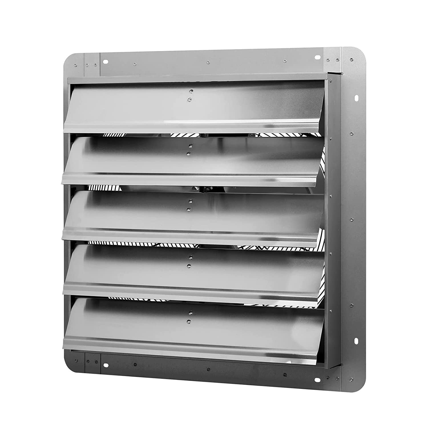 Ipower 24 Inch Shutter Exhaust Fan Aluminum High Speed 1400RPM, 2750 ...