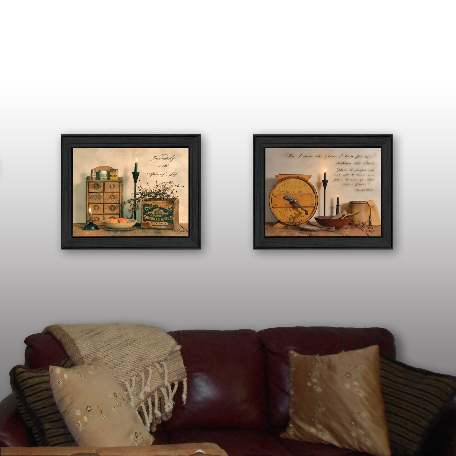 Trendy Decor 4U Friendship is the Spice of Life 2-Piece Vignette Framed ...