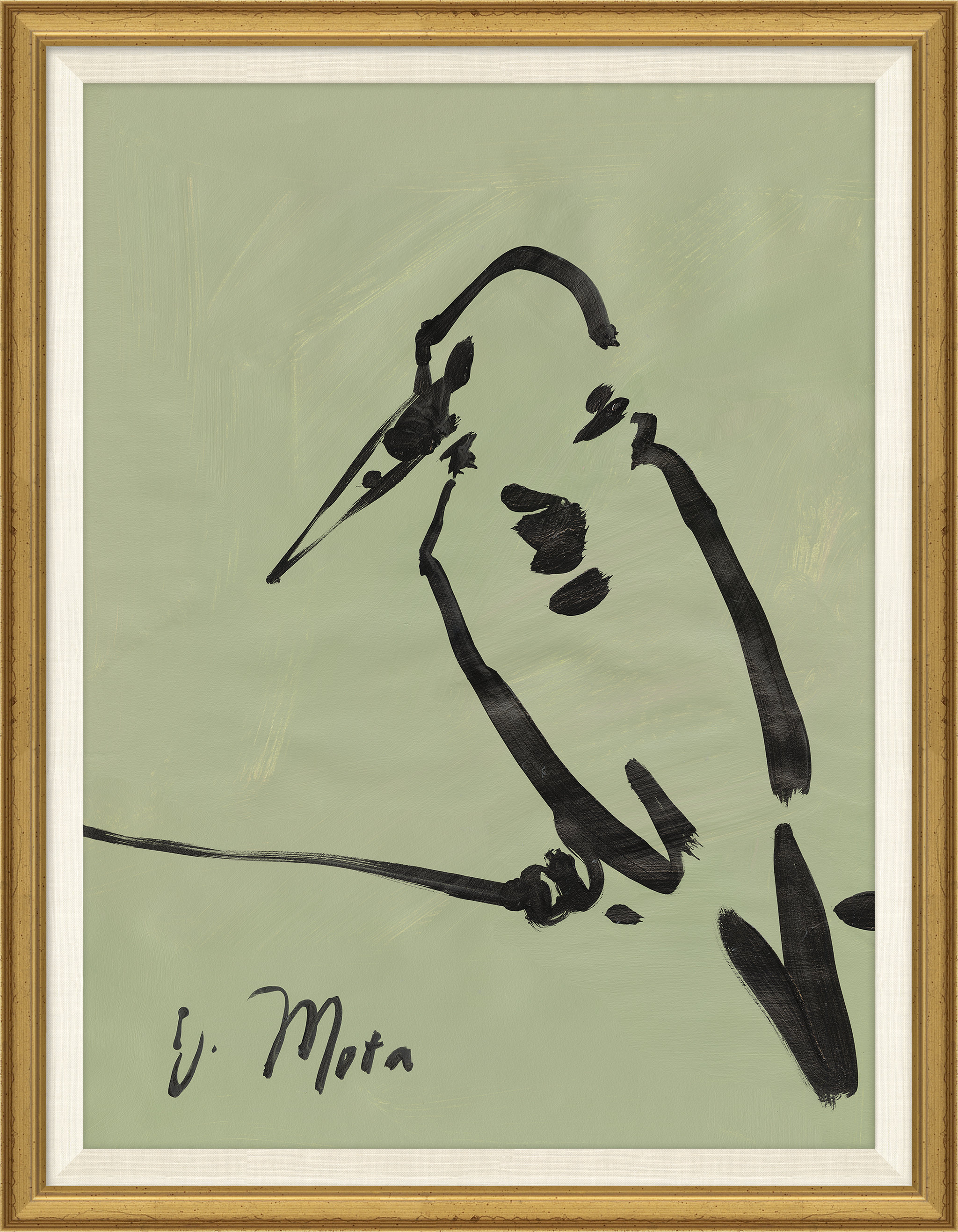 Soicher-Marin Joseph Mota " Bird Series VI " by Joseph Mota Painting ...
