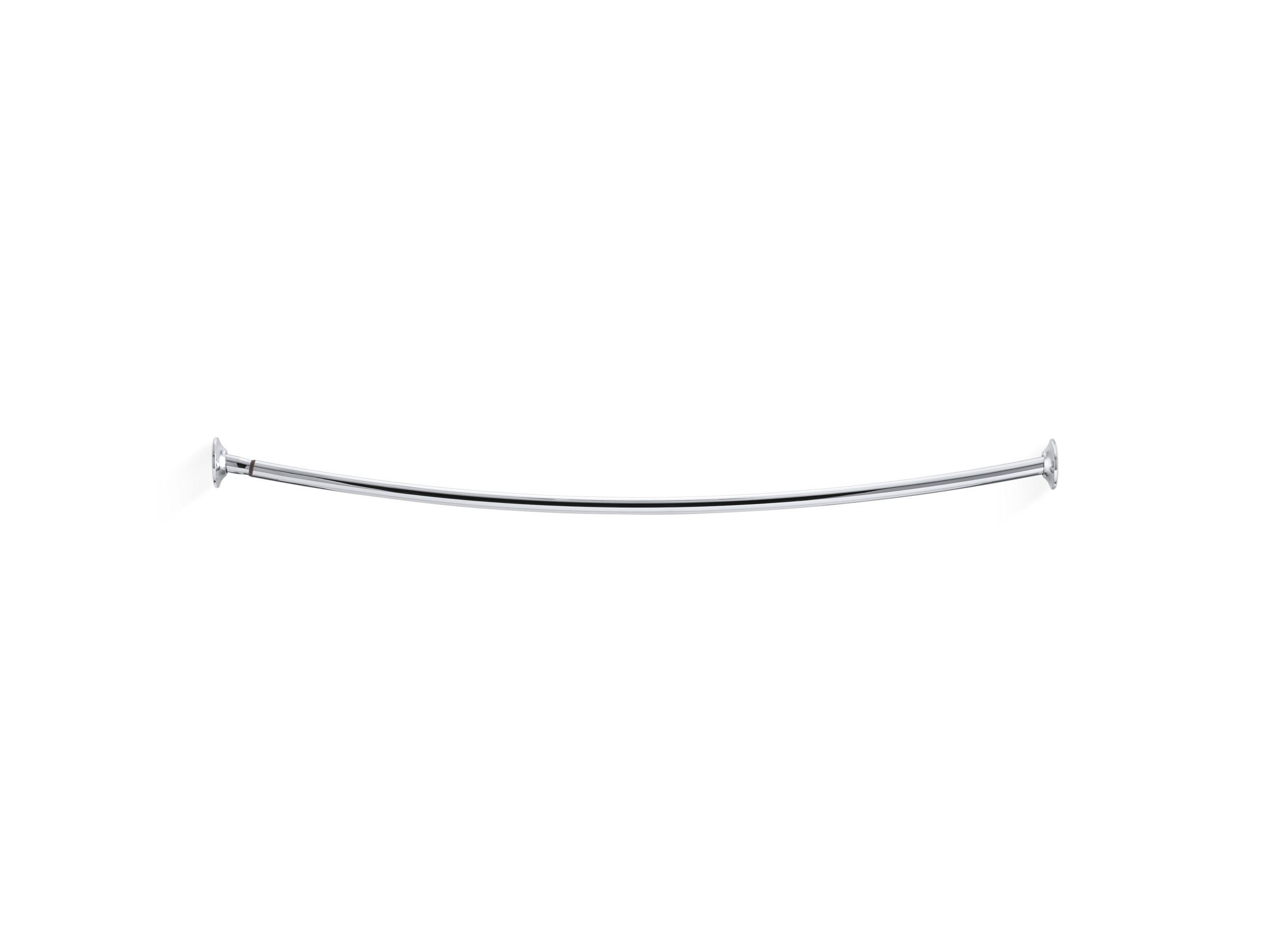 Kohler Expanse Curved Shower Rod - Transitional Design | Wayfair