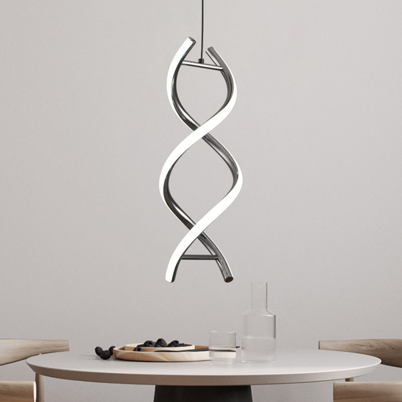 Wrought Studio™ 1 - Light Unique/Statement Linear LED Pendant | Wayfair