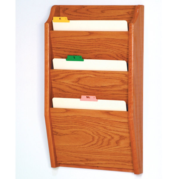 Wooden Mallet Wood Flat Files Wall Mount File Holder & Reviews | Wayfair
