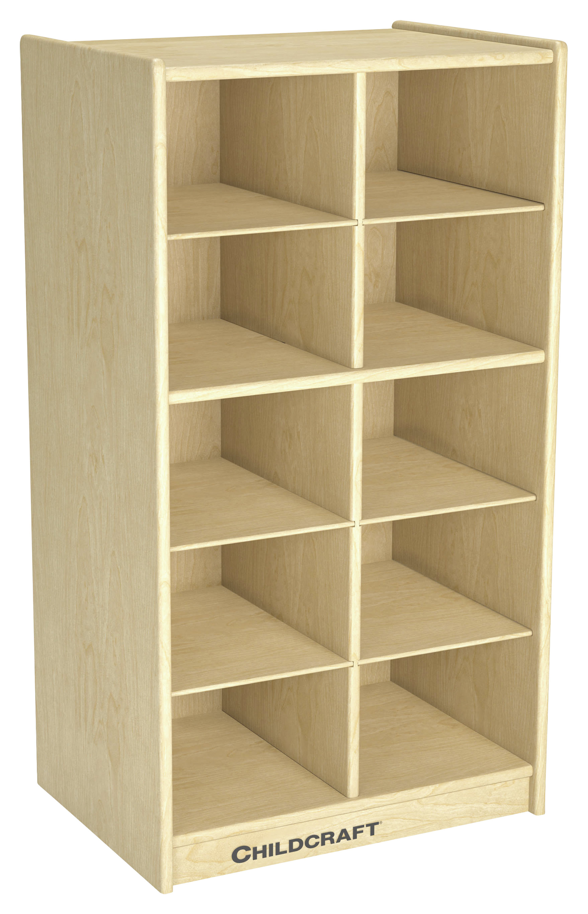Childcraft 10 Compartment Manufactured Wood Cubby | Wayfair