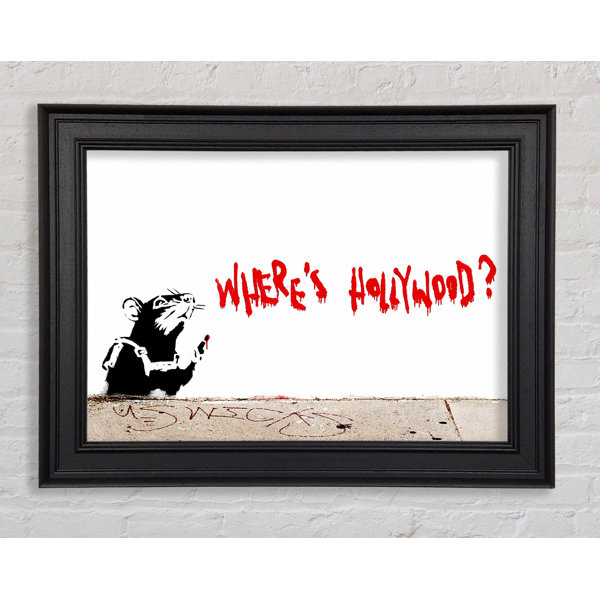 Happy Larry Rat Wheres Hollywood - Single Picture Frame Art Prints ...