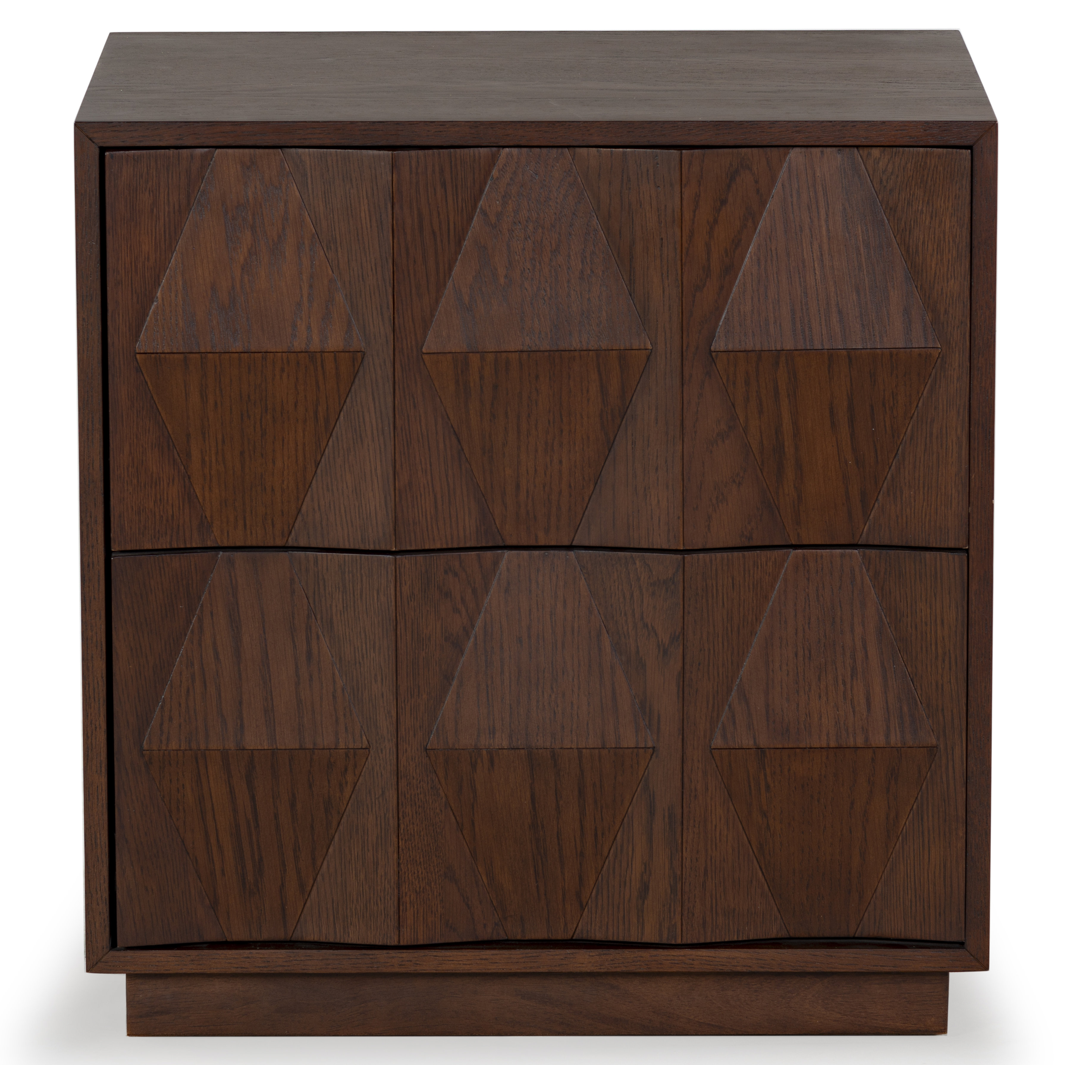 Corrigan Studio® Torgunn Wood 2 Drawer Nightstand | Wayfair