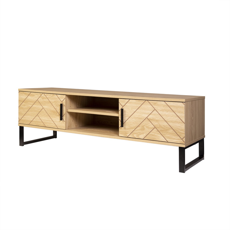 Union Rustic Kulaga 47'' W Storage Credenza with Fireplace Included ...