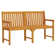 Alpen Home Garden Bench 150 Cm - Solid Acacia Wood Outdoor Seating ...