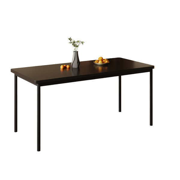 Bvldfamly Rectangular Dining Table with Round Legs Wayday & Reviews ...