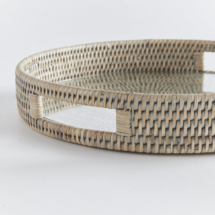 Napa Home & Garden Amaranta Rattan Decorative Tray | Perigold