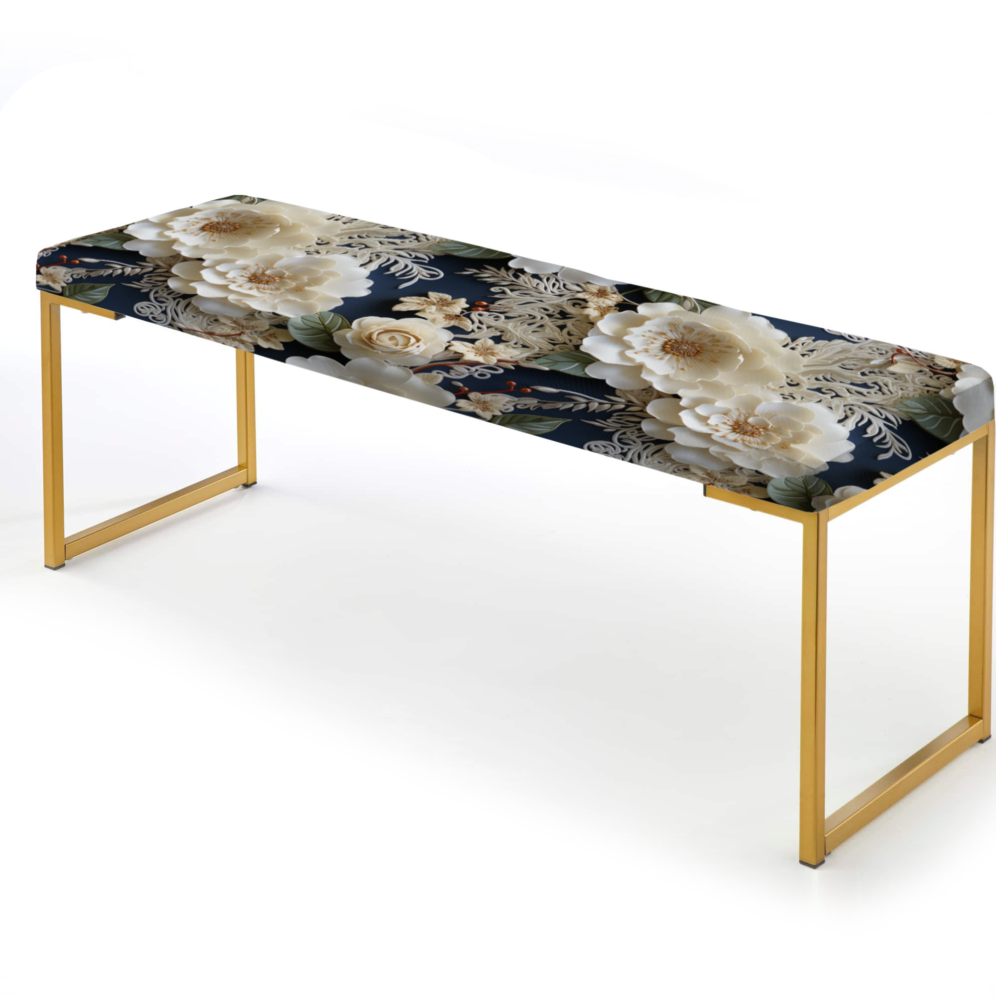 Design Art Vintage Ivory Floral Lace Romance Radiance - Floral ...