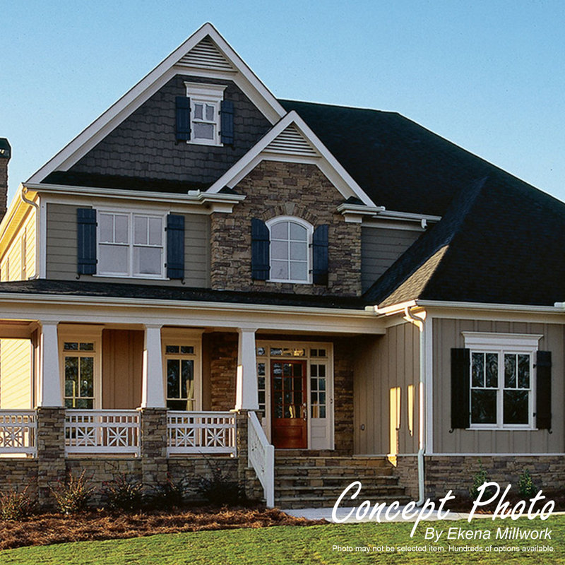 Ekena Millwork Cathedral Gable Vent Louver, Non-Functional | Wayfair