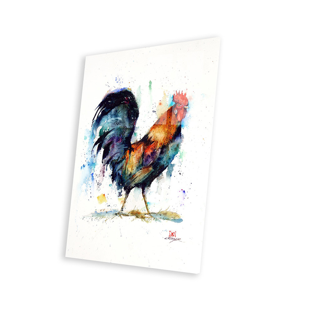 August Grove Rooster by - Unframed Graphic Art - Wayfair Canada