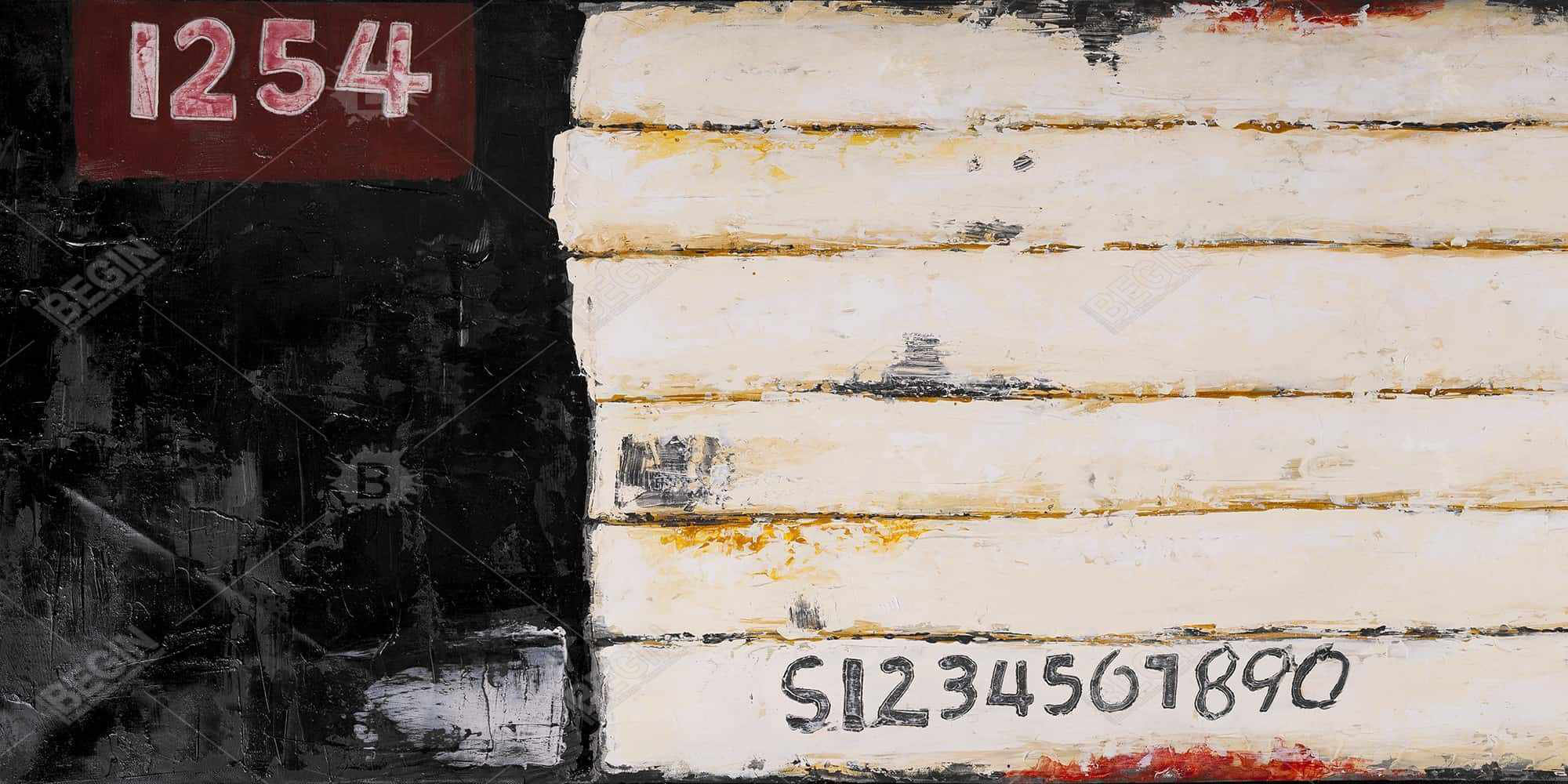 Begin Edition International Inc. Wooden pallets looking art with ...