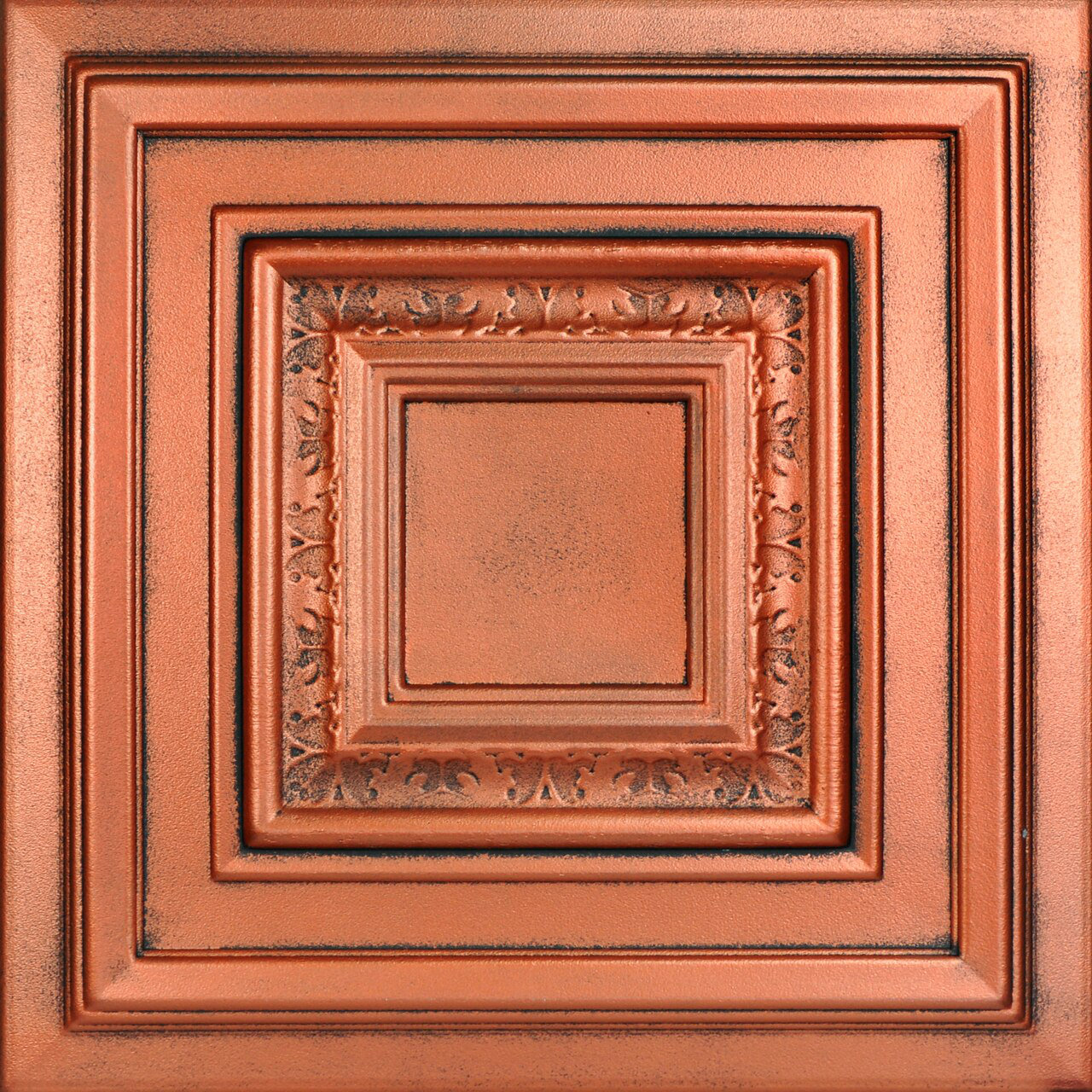 A La Maison Ceilings Chestnut Grove 1.6 ft. x 1.6 ft. Polystyrene Glue ...