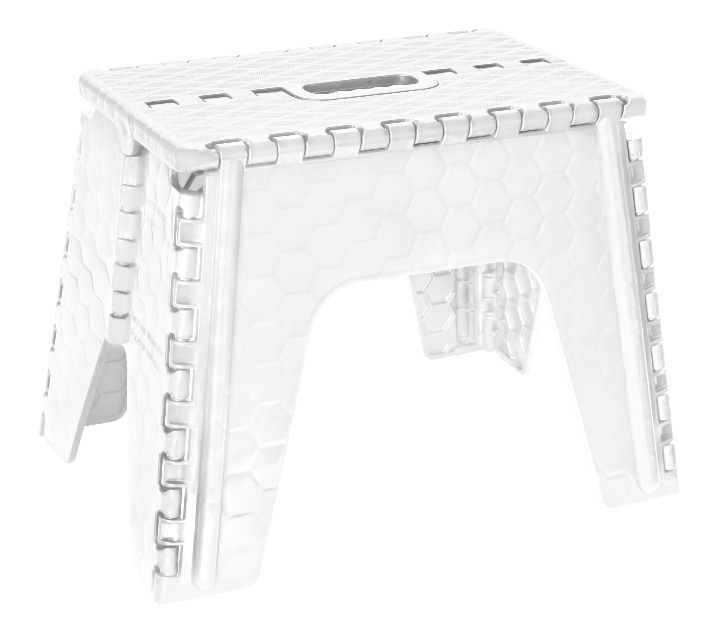 Simplify Folding 1 Step Plastic Step Stool with 200 lb. Load Capacity ...
