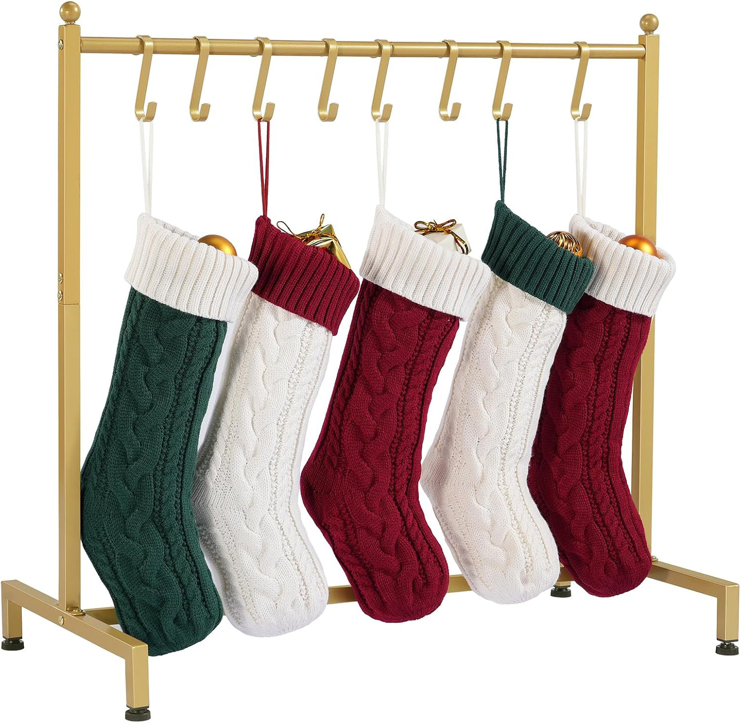 HETACE Christmas Stocking Holder with 8 Removable Hooks | Wayfair