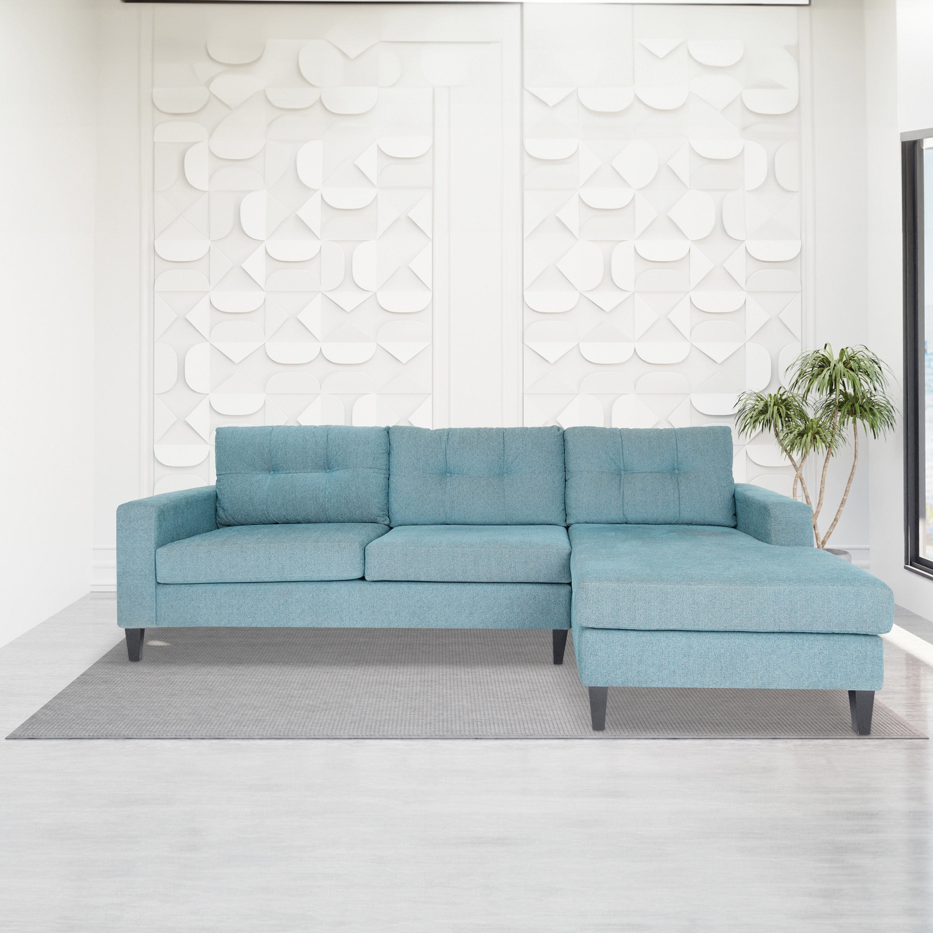 George Oliver Modern Sofa L Shaped Sectional Sofas For Living Room ...