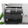 CastelloUSA Juniper 36" Solid Surface Wall Mount Modern Minimalist ...