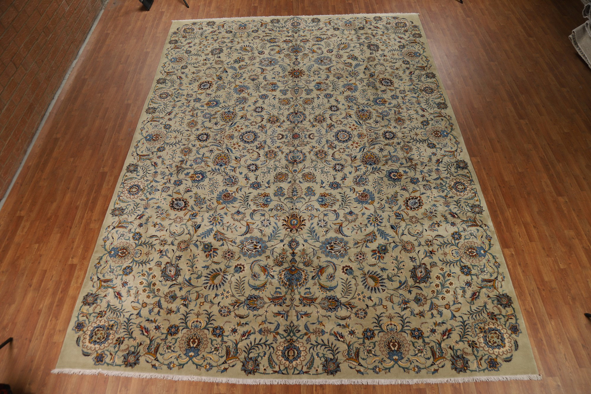 Bloomsbury Market Vegetable Dye Floral Signed Large Rug 11x15 | Wayfair