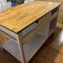 Kingstown Home Spadina Kitchen Island with Solid + Manufactured Wood ...