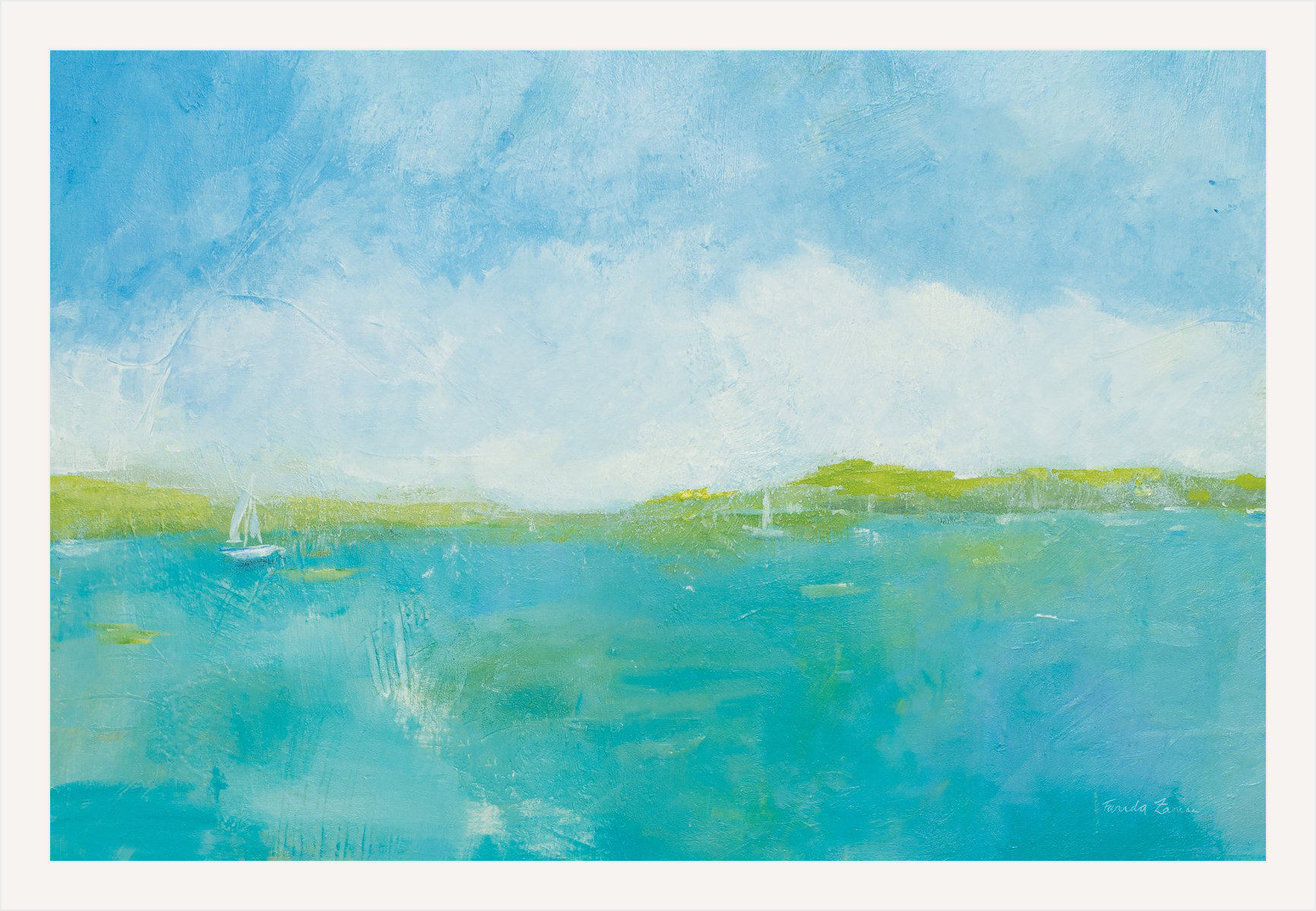 Ebern Designs Sunny Day Crop Framed On Poster Paper Print | Wayfair