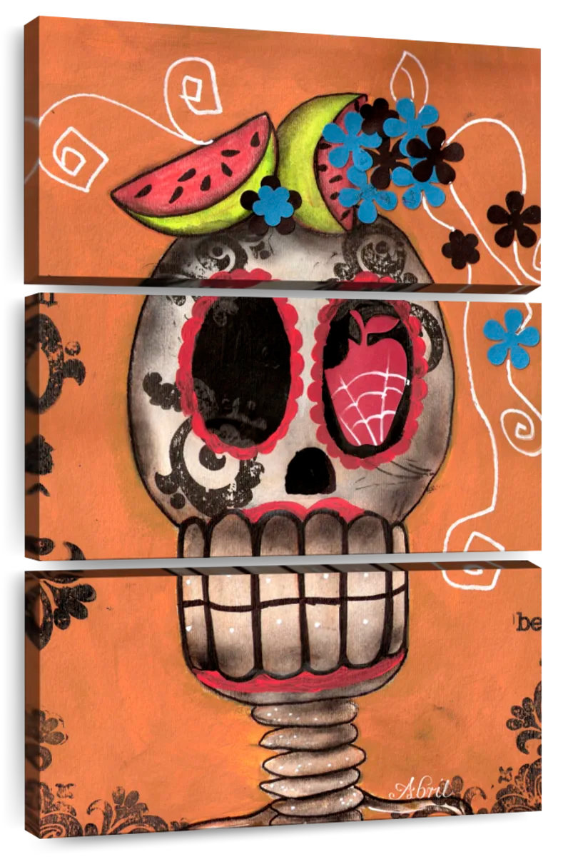 Bungalow Rose Kerner Day Of The Dead Watermelon | Wayfair