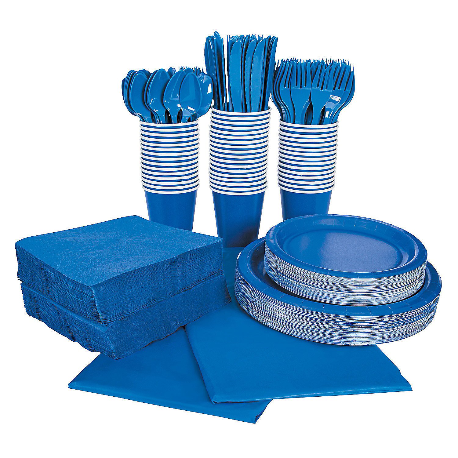 Oriental Trading Company Cobalt Party Supplies Kit for 48 Guests | Wayfair