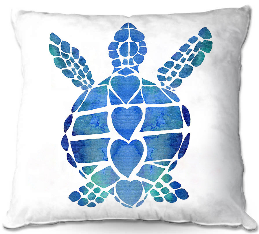 DiaNoche Designs Turtle Throw Pillow & Reviews | Wayfair