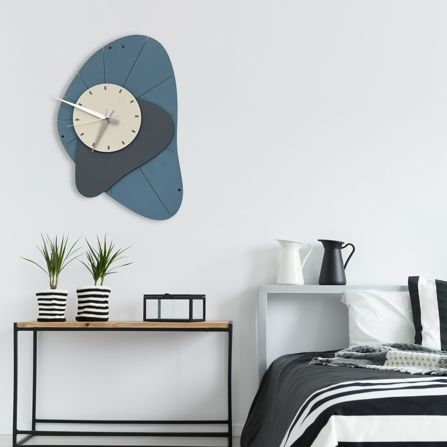 Ivy Bronx Decorative Metal Wall Clock | Wayfair