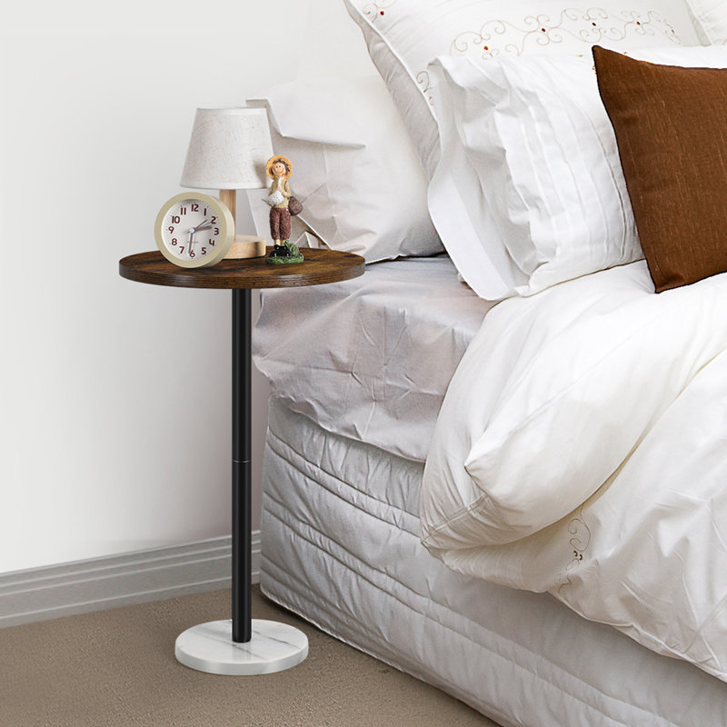 17 Stories Samien Pedestal End Table Set | Wayfair