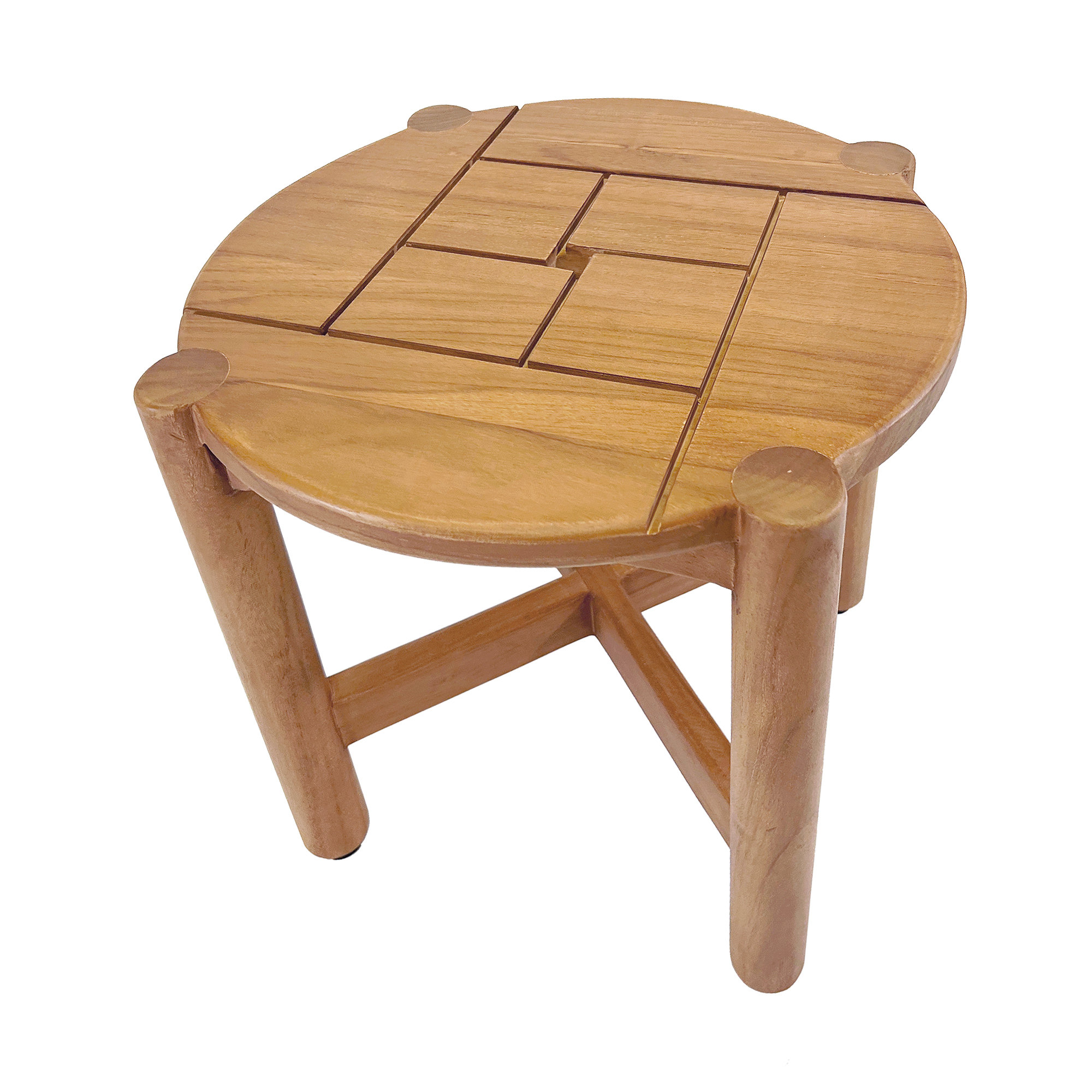 Asta Furniture, Inc. Teak Round Shower Stool - Wayfair Canada