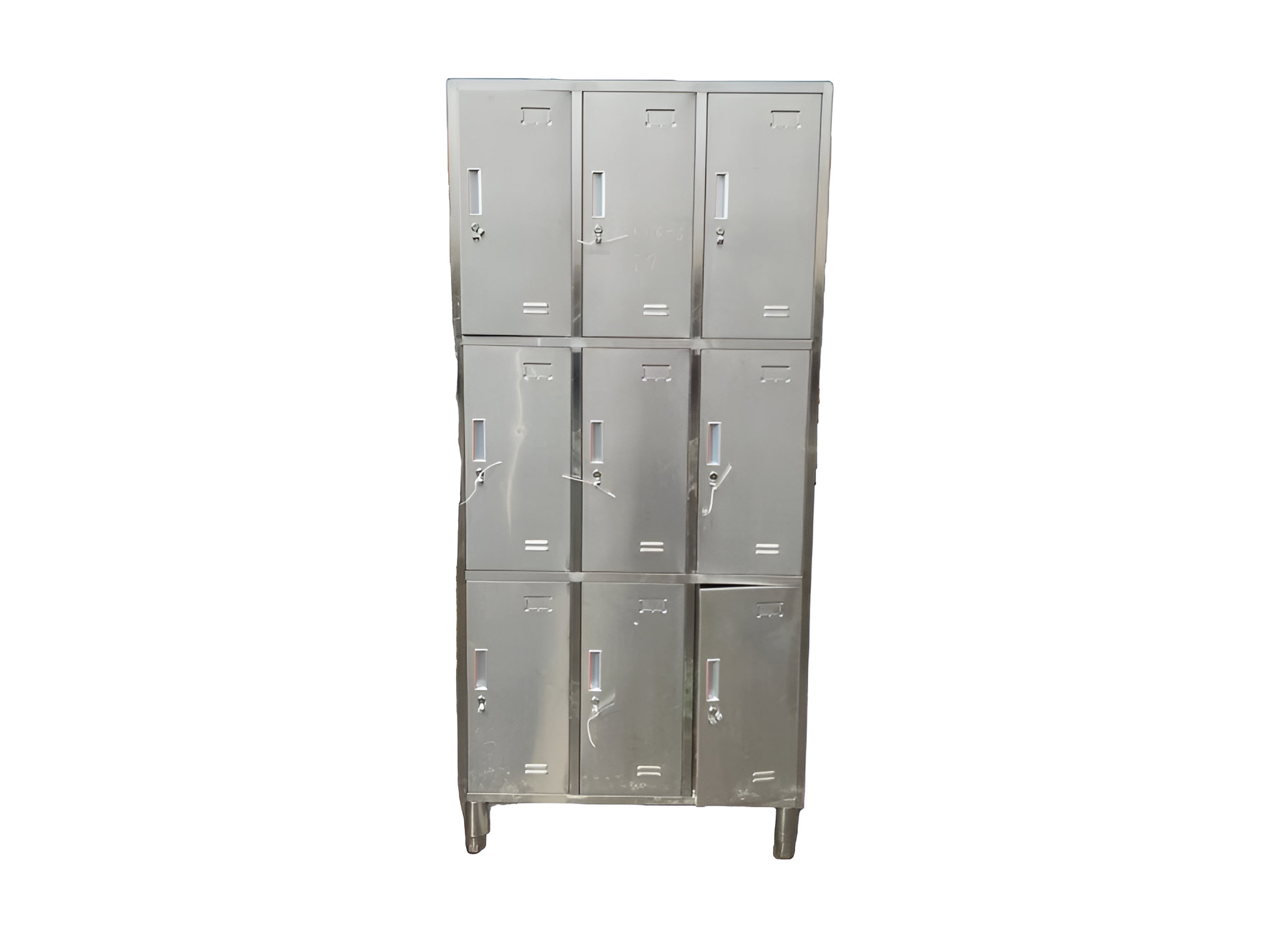 Elite Kitchen Supply 3 - Tier 9 - Section 35.5" Wide Employee Locker ...