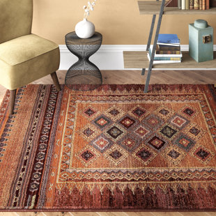 Foundstone Robin Brown/Green/Beige Rug | Wayfair.co.uk