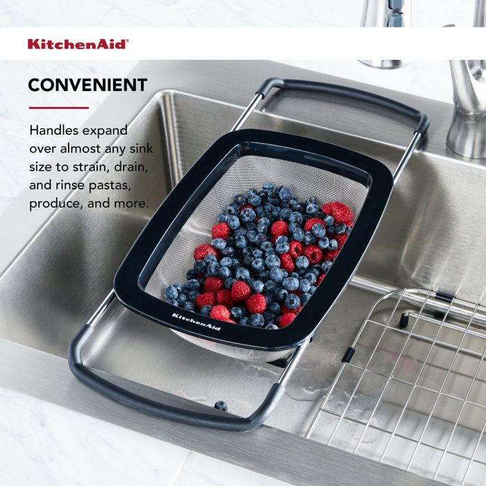 KitchenAid Stainless Steel Expandable Colander | Wayfair